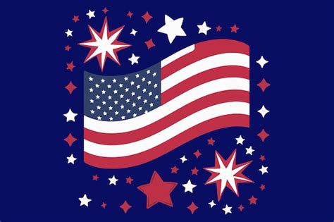 Illustration Usa Flag Vectors And Illustrations For Free Download