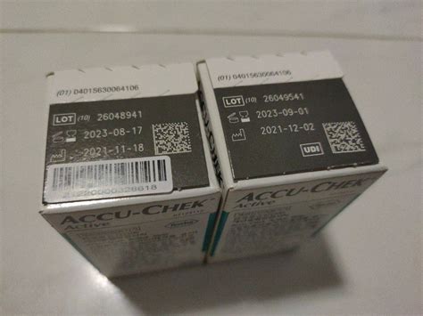 Accu Chek Active 50 Test Strips 2 Boxes Health And Nutrition Medical Supplies And Tools On Carousell