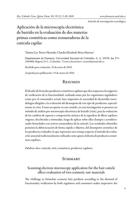 Pdf Scanning Electron Microscopy Application For The Hair Cuticle Effect Evaluation Of Two