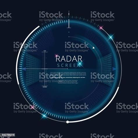 디지털 장식 위한 레이더 프레임 화면 디자인입니다 동적 프레임 세련 된 기하학적 어두운 배경입니다 벡터 증권입니다 0명에 대한