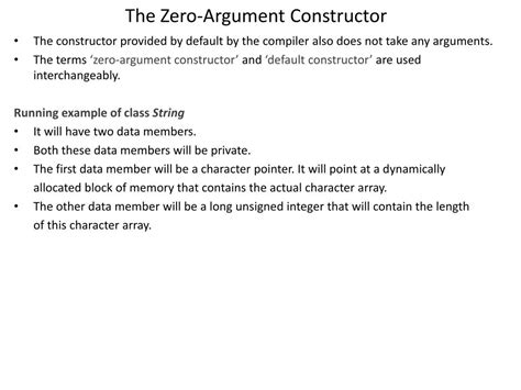 Ppt Chapter 4 Constructors And Destructors Powerpoint Presentation