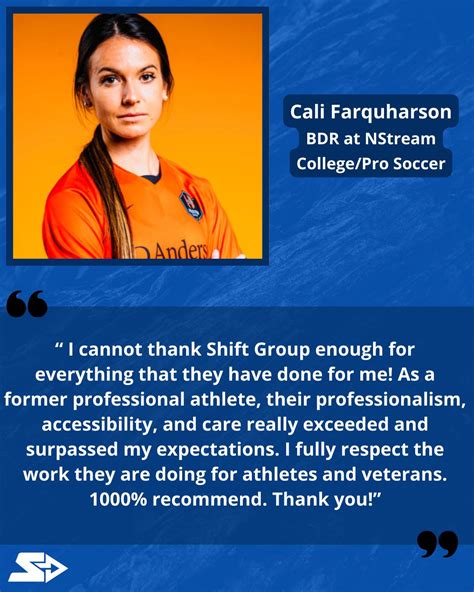 Congratulations To Nstream On Adding Cali Farquharson To Their Team Coachable Authentic