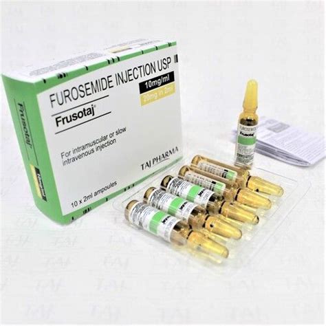 Furosemide Injection Usp 10mg1ml 20mg2ml At Best Price In Mumbai