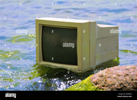 Concept Of Computer Technology And Ocean Stock Photo Alamy