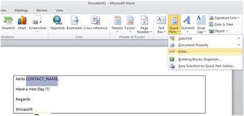 Extended Mail Merge Template Jitendra Zaa