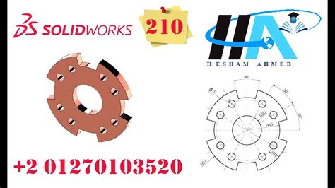 Solidworks Exercises Exercise No 210 Part Model Youtube