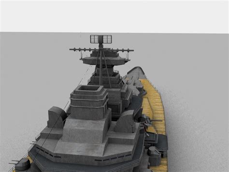 3d Futuristic Battleship