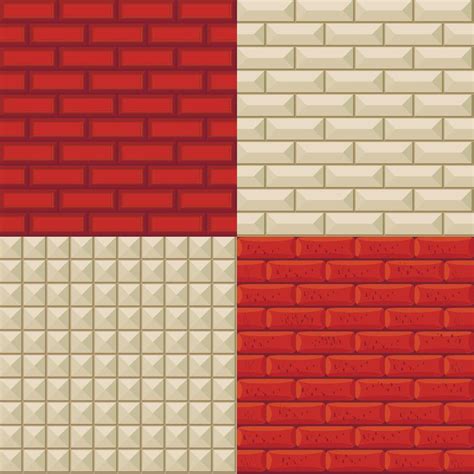 Architecture Rustication Types Set Smoth Vector Art At Vecteezy