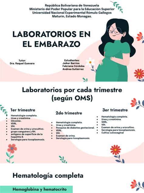 Laboratorios Esenciales En El Embarazo Pdf Tipo De Sangre Ciencia
