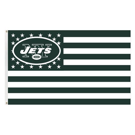 New York Jets 3x5 Grommet Flag Nfl Football Team Logo Sports Banner