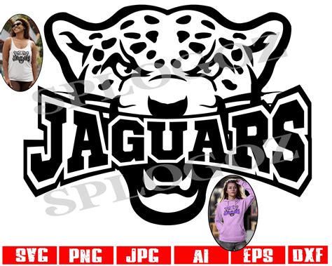 Jaguars Mascot Svg Cut File For Cricut And Silhouette Printable School