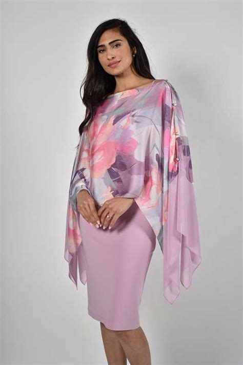 2pc Multi Way Jersey Dress Print Chiffon After Dark