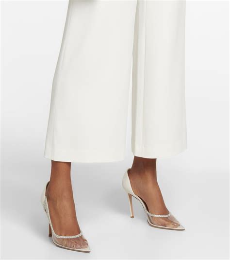 Gianvito Rossi Bridal Plexi 105 Crystal Embellished Pumps Gianvito Rossi