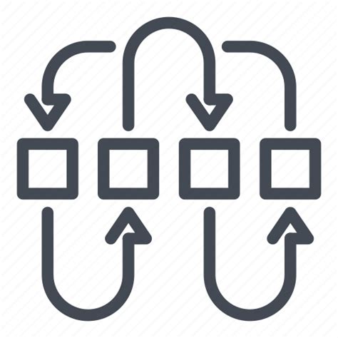 Algorithm Connection Hierarchy Network Organization Structure Icon Download On Iconfinder