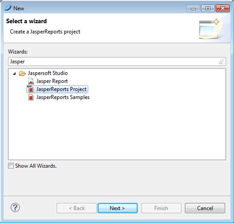 Creating A Project Folder 820 Jaspersoft Community