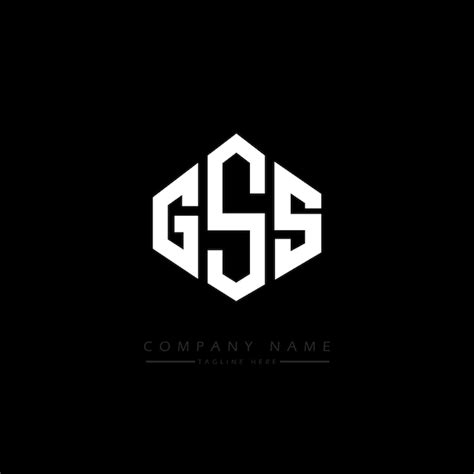 premium vector polygon letter logo design in polygon shape on black