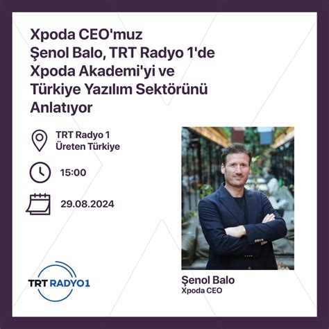 Xpoda Nocode Lowcode Softwaredevelopment Şenol Balo