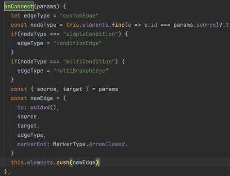 when i modify the value of the data of the custom node then connect the line an error will be