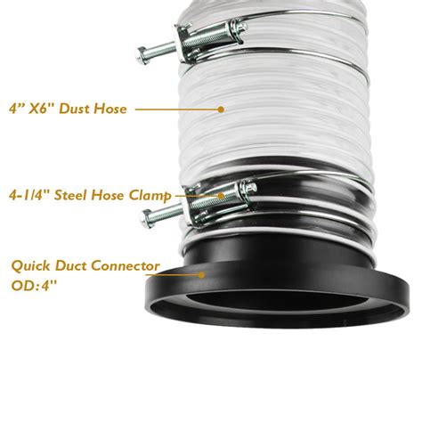 Oskool 4 Dust Collection Quick Connect Port For Magnetic Dust