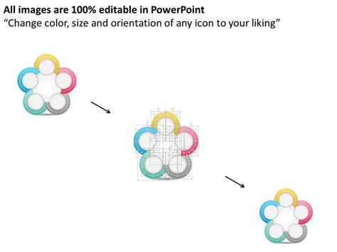 0914 Business Plan Five Stage Process Diagram Powerpoint Template