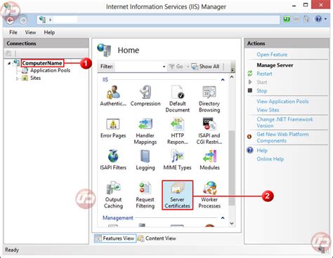 نصب گواهینامه SSL در IIS وبلاگ دی تلکام