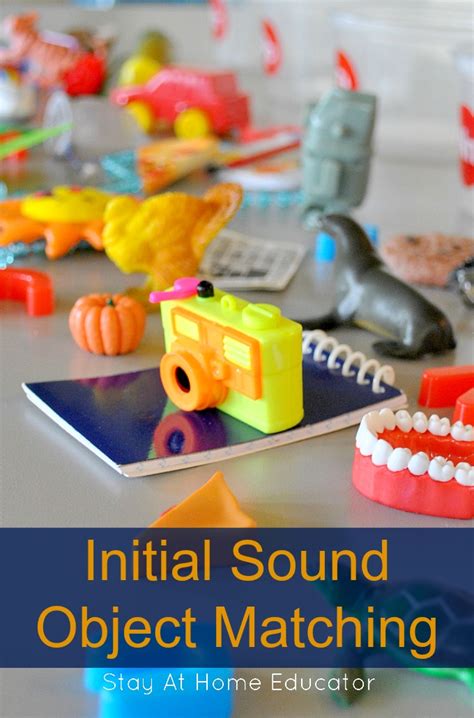 Initial Sound Object Matching For Tactile Learning Stay At Home Educator