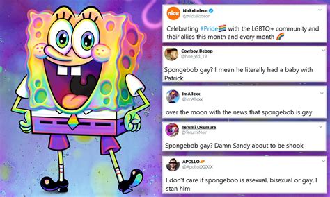 Nickelodeons Pride Tweet Reignites Debate On Spongebobs Sexual