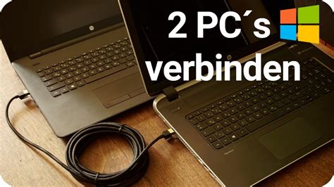 2 PCs Mit LAN Kabel Verbinden Zwei Laptops Miteinander Verbinden YouTube