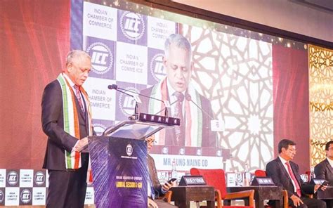 국가관리위원회 상무부장관 인도상공회의소 정기총회 참석 양국통화 통용 제안 Ad Shofar