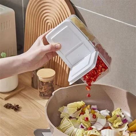 Plastic Square 2 Section Storage Container Capacity 10000 Ml At Rs 43 In Surat