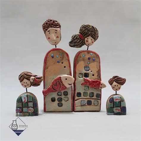 مجسمه خانواده چهار نفره فروشگاه ایدرا