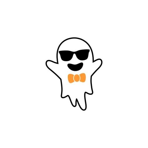 Cute Ghost With Sunglasses Cuttable Design Cuttable Apex Embroidery
