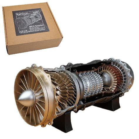 Buy 120 Ws 15 Turbofan Engine Model Diy Assembly Kits Simulation Fighter Engine Engine