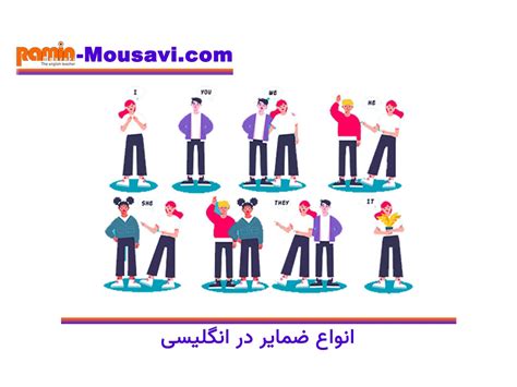 آشنایی با انواع ضمایر در انگلیسی رامین موسوی