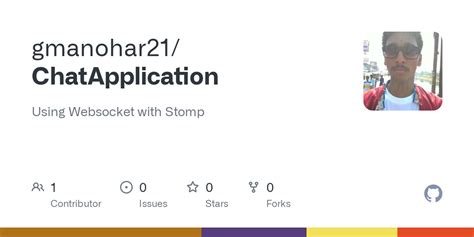 Github Gmanohar21chatapplication Using Websocket With Stomp