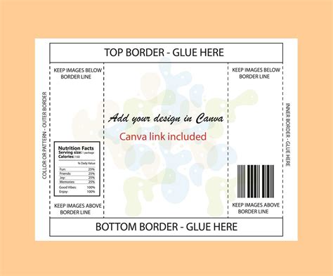 Editable Chip Bag Template Chip Bag Template Canva Editable Chip Bag