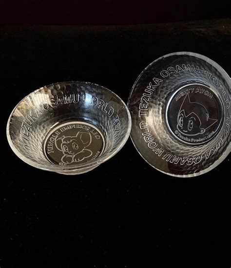 日本昭和 中古 手冢治蟲 阿童木 卡通浮雕玻璃小碗 Yahoo奇摩拍賣