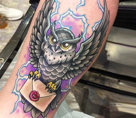Harry Potter Hedwig Tattoo