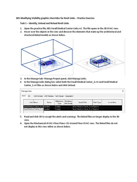 Modifying Visibility Graphics Overrides To Control The Display Of Revit Links In Individual