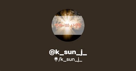 K Sun J Instagram Linktree