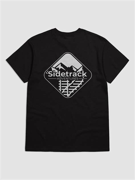 Sidetrack Adventures Logo Shirt Black And White Sidetrack Adventures