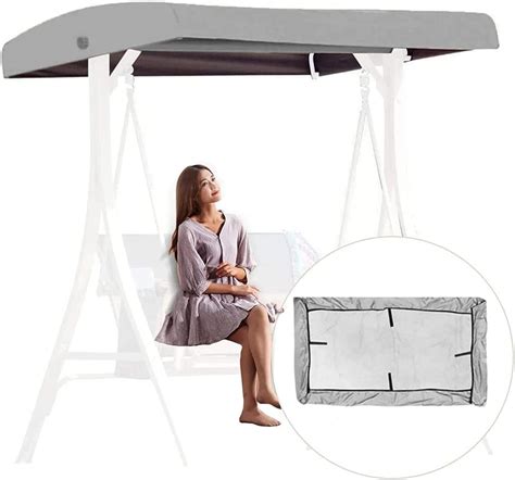 Outdoor Swing Canopy Replacement 2 Or 3 Seater Universal Replacement