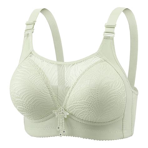 Dxhmoneyhx Plus Size Wirefree Bras For Women Comfortable Breathable Gathering Bra Underwear Full