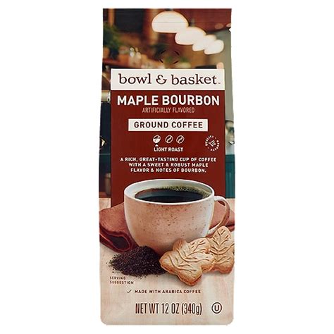 Bowl And Basket Maple Bourbon Medium Roast Coffee 12 Oz The Fresh Grocer