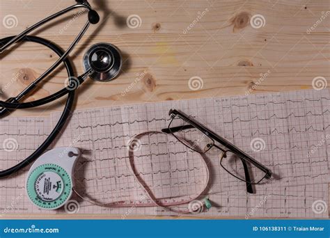 Cardiovascular System Health Measure Instruments Stock Image Image Of Equipment Examination