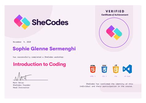 Sophie Glenne Sermenghi On Linkedin Coding Technology Html Css