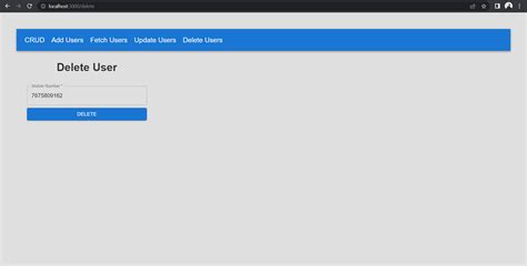 Github Humamathcontacts Manager A Simple Crud App For Managing Contacts