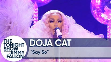 Doja Cat Say So Live Jimmy Fallon The Tonight Show Youtube