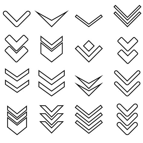 Down Arrow Vector Icon Set Scroll Illustration Sign Collection 35202151 Vector Art At Vecteezy